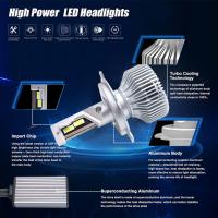 China New Universal 24V X18 Auto LED Headlight Bulb H4 Cool White 6500K 240W 6500LM 24-Month Warranty YOUCHESHI for sale