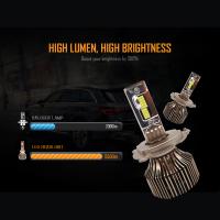 China New Design Gold Color 6500K 300W 20000LM IP68 Waterproof 2 Year Warranty 12V/24V LED Universal Fitment Car Headlight Bulbs for sale