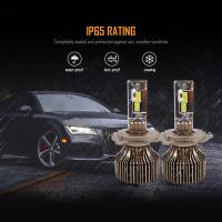 China New Design Gold Color 6500K 300W 20000LM IP68 Waterproof 2 Year Warranty 12V/24V LED Universal Fitment Car Headlight Bulbs for sale