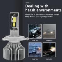 China New Design White 6500K 300W 20000LM IP68 Waterproof 2 Year 12V/24V Universal Fitment LED Car Headlight Bulbs H4 for sale