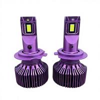 China China Factory YOUCHESHI Y25-H7 150W 12V Car LED Headlights High Brightness 14000LM 6500K White Light Aluminum+Brass Universal for sale