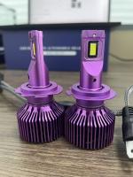 China China Factory YOUCHESHI Y25-H7 150W 12V Car LED Headlights High Brightness 14000LM 6500K White Light Aluminum+Brass Universal for sale