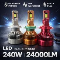 China 100W High Power H7 LED Headlight Bulb 6500K White Aluminum Canbus 12V 24V Universal Auto Lighting System for Cars Truck for sale