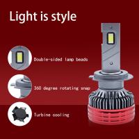 China 130W H7 Car LED Headlight 9000LM White Light 6500K Color Temp 24V Canbus Function Aluminum New Universal Fitment Automotive for sale