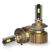 China New High Brightness 9000LM 120W Cool White Light 6500K H7 LED Headlight Bulb YOUCHESHI Alloy+Brass 24V for Universal Cars for sale