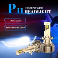 China High Quality 180W P11 H7 White LED Headlight Bulb New Universal 12V Auto Lighting System 6500K Color IP68 Waterproof 16600LM for sale