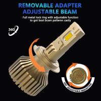 China Super High Power 200W 12000Lm H7 LED Headlight Bulb Universal Auto System 24V Aluminum H1 H4 H11 9005 X5 New for sale