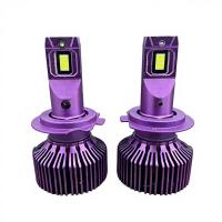 China China Factory YOUCHESHI Y25-H7 200W Car LED Headlights High Brightness 20000LM 6500K White Light Aluminum+Brass 12-24V Universal for sale
