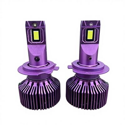 China China Factory YOUCHESHI Y25-H7 200W Car LED Headlights High Brightness 20000LM 6500K White Light Aluminum+Brass 12-24V Universal for sale