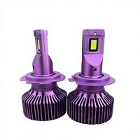 China China Factory YOUCHESHI Y25-H7 200W Car LED Headlights High Brightness 20000LM 6500K White Light Aluminum+Brass 12-24V Universal for sale