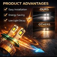 China 200W 20000LM H7 Beak Design Car LED Headlight Bulbs 6500K Super Bright New Auto Headlamp Turbo Fan Cooling 12-24V OEM/ODM for sale
