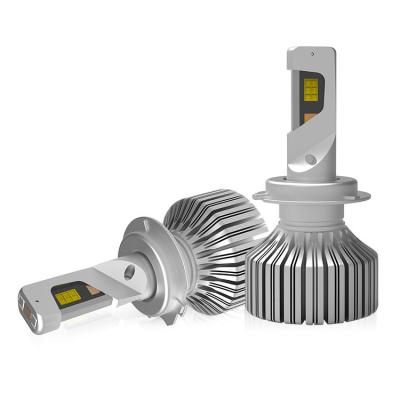 China New Super Bright 9800LM H7 Auto LED Headlight Bulb 6500K Cool White 240W Aluminum+Brass / Compatible 24V Universal for sale
