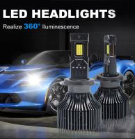 China New Design 6500K 300W 27000LM Full Capacity 12V/24V IP68 Waterproof LED Car Headlight Bulbs for H7 2 Years Warranty Universal for sale