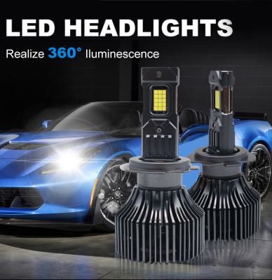China New Design 6500K 300W 27000LM Full Capacity 12V/24V IP68 Waterproof LED Car Headlight Bulbs for H7 2 Years Warranty Universal for sale
