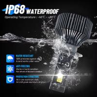 China New Design 6500K 300W 27000LM Full Capacity 12V/24V IP68 Waterproof LED Car Headlight Bulbs for H7 2 Years Warranty Universal for sale