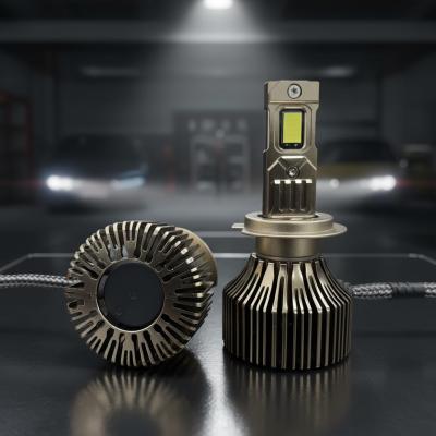 China New Design Gold Color 6500K 300W 27000LM 12V/24V LED Car Headlight Bulbs for H1/H7/H11/9005/880 with 2 Years Warranty for sale