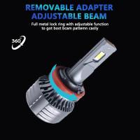 China New High Quality 90W 5000Lumen 81LM/W LED Headlights 24V Aluminum 6500K Cool White H11 Universal Fitment 24 Months YOUCHESHI for sale