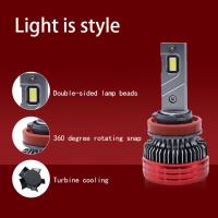 China New Super Bright 130W H11 LED Car Headlights 9000LM Cool White Light 6500K Aluminum+Brass Accessories 12V Universal Fitment 24 for sale