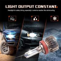 China New YOUCHESHI Universal Auto Lighting Systems H11 Led Headlight Bulb 120W 6500K 9000LM Aluminum+Brass 24 Months Warranty for sale
