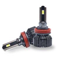 China New Chinese Factory Universal 24V Cars 120W LED H11 Headlight Bulb 9000LM 6500K 87LM/W YOUCHESHI Aluminum+Brass 24 Months for sale