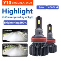 China YOUCHESHI High Brightness 160W Full Capacity H11 Car LED Headlight 6500K 12000LM Canbus 24V Universal Fitment New for sale