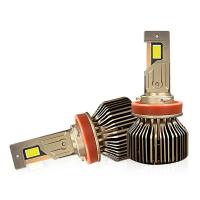China 200W Dual-Cooling LED Headlights High-Speed 6500K 20000LM H11 12V Universal Fitment New Condition for sale