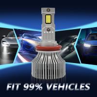 China New Design Silver 6500K 300W 27000LM IP68 Waterproof Universal Fitment 12V 24V LED Car Headlight Bulbs H1/H7/H11/9005/880 2 Year for sale