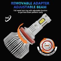 China New Design Silver 6500K 300W 27000LM IP68 Waterproof Universal Fitment 12V 24V LED Car Headlight Bulbs H1/H7/H11/9005/880 2 Year for sale