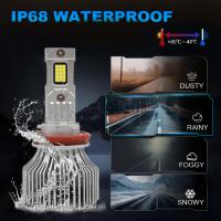 China New Design Silver 6500K 300W 27000LM IP68 Waterproof Universal Fitment 12V 24V LED Car Headlight Bulbs H1/H7/H11/9005/880 2 Year for sale