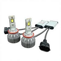 China New Design Silver 6500K 300W 27000LM IP68 Waterproof Full Capacity 12V LED Car Headlight Bulbs H1/H7/H11/9005/880 Universal for sale
