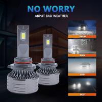 China 9005 H1-Shaped 90W High-Power LED 24V Auto Lighting Systems Cars Trucks Cool White Light 5000LM Universal All Aluminum New for sale