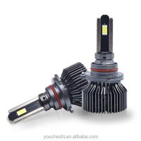 China New 140W 12000LM 6500K IP68 Waterproof 12V/24V Cooling Fan Car LED Headlight Bulbs for 9005 2-Year Warranty Universal Fitment for sale