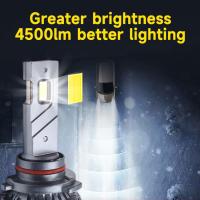 China 130W High Brightness Auto LED Headlight 9005 White Aluminum+Brass 9000LM 6500K/6000K 12V New YOUCHESHI 24-Month Universal for sale