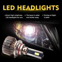 China New YOUCHESHI Y8 Gold 120W 24V Cool White Light 6500K Aluminum & Brass 9000LM Universal Car Headlight LED Bulb 9005 for sale