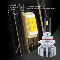 China 120W 24V 9000LM LED Headlight Bulb 6500K Cool White 9005 Aluminum + Brass 24 Months Warranty Universal Fitment New for sale