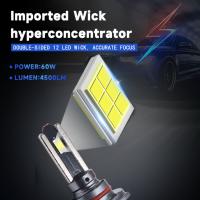 China High Performance 200W Led Headlight 12000Lm Brightness Led Headlights 9005 Car Led Headlight for sale
