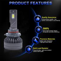 China New Super Bright 7600LM 9005 LED Car Headlights 120W 6500K White Light High Quality Aluminum Auto Lighting System H1 24V for sale