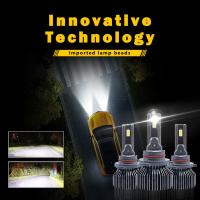 China New 120W 9000LM LED Headlight Universal Alloy Brass Auto Lighting System 9005 Bulb Shape 24V Volta White CANBUS Function for sale