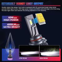 China High Performance 120W Cool White LED Headlights 7000LM Full Capacity 9005 H1 Shape 24V Volta New High Brightness 6500K Aluminum for sale