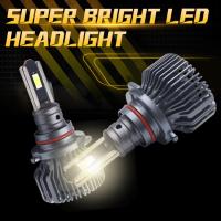 China 9005 LED Canbus Headlight Bulb 160W 12000LM 92LM/W 6500K Cool White Light H1 24V Universal Fitment New Car Headlights for sale