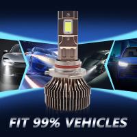 China New Super High Power 200W 12000Lm LED Headlight Bulb 24V Bright Cool White 6500K Aluminum+Brass Universal Fitment 9005 24 Months for sale