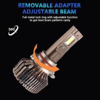 China New Super High Power 200W 12000Lm LED Headlight Bulb 24V Bright Cool White 6500K Aluminum+Brass Universal Fitment 9005 24 Months for sale