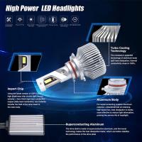 China X18 240W Auto LED Headlight Bulb H4 9005 Cool White 24V Canbus Function Aluminum Material New 9800LM 6500K for for sale