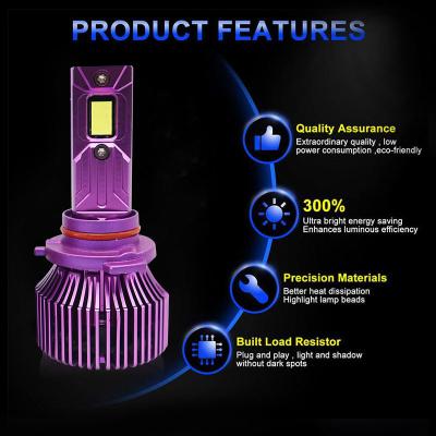 China New Design White 6500K 240W 22000LM Full Capacity 12V/24V LED Car Headlight Bulbs 2 Year IP68 Waterproof for H1/H7/H11/9005/880 for sale