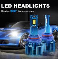 China New Design White Color 6500K 240W 22000LM Full Capacity 12V/24V LED Car Headlight Bulbs for H1/H7/H11/9005/880 2 Year Warranty for sale