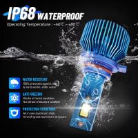 China New Design White Color 6500K 240W 22000LM Full Capacity 12V/24V LED Car Headlight Bulbs for H1/H7/H11/9005/880 2 Year Warranty for sale