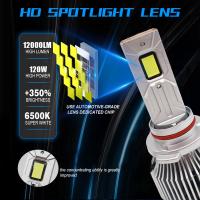 China New Design White Color 6500K 240W 22000LM Full Capacity 12V/24V IP68 Waterproof LED Car Headlight Bulbs for H1/H7/H11/9005/880 for sale