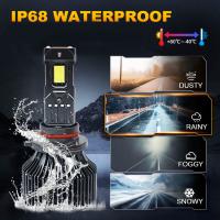 China New Design Silver 6500K 300W 27000LM Full Capacity 12V IP68 Waterproof Universal Fitment LED Car Headlight Bulbs for for sale