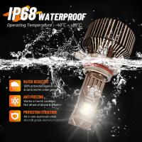 China Gold Color 6500K 300W 27000LM 12V/24V IP68 Waterproof LED Car Headlight Bulbs 9005 Universal Fitment 2 Year Warranty for sale
