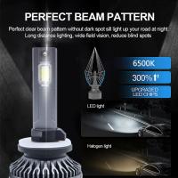 China 880 Universal White LED Headlights Cars Trucks 90W High Brightness 6500K Color H27 24V Full Capacity 5000LM Aluminum+Brass Auto for sale